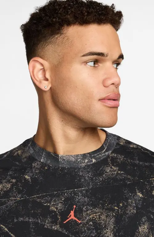 JORDAN Brooklyn Long-sleeve Cotton T-shirt