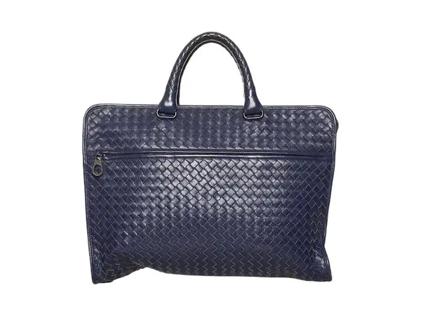 Bottega Veneta Leggero 2way Briefcase - Blue