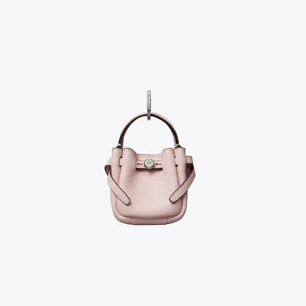 Tory Burch Romy Bucket Bag Charm - Rose