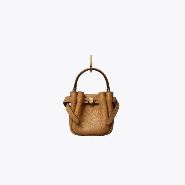 Tory Burch Romy Bucket Bag Charm - Tiramisu