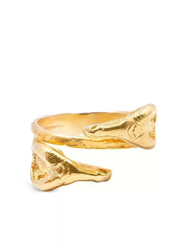 CHRONOS Sterling Silver Animal-motif Ring - Gold