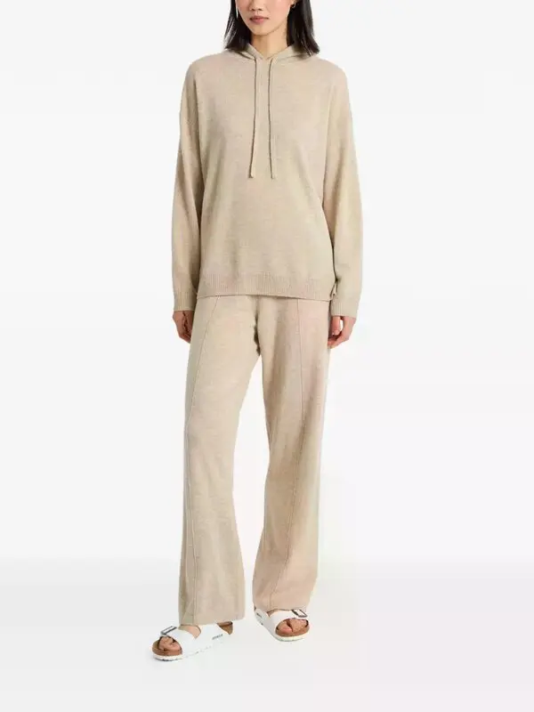 Chinti & Parker Hooded Wool Top - Neutrals