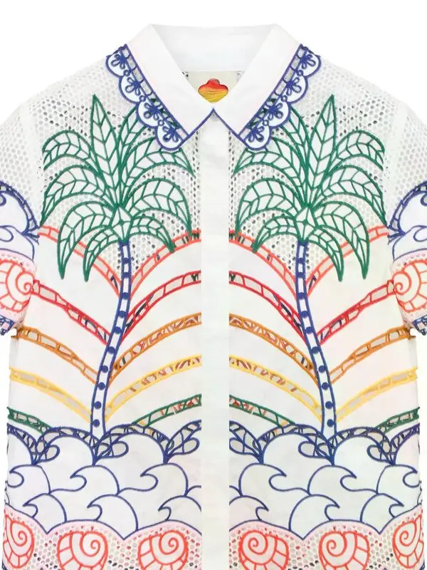 Farm Rio Tropical-print Shirt