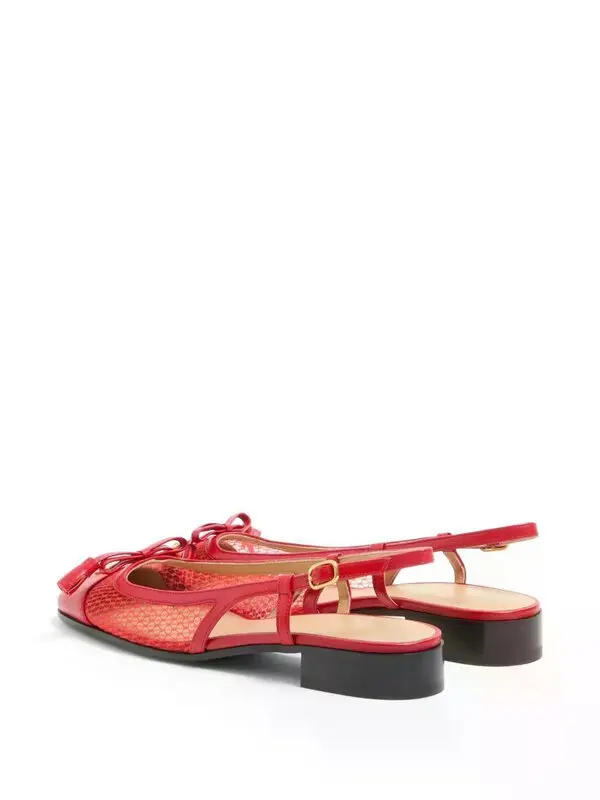Valentino Garavani Valet Du Roi Slingback Ballet Flats - Red