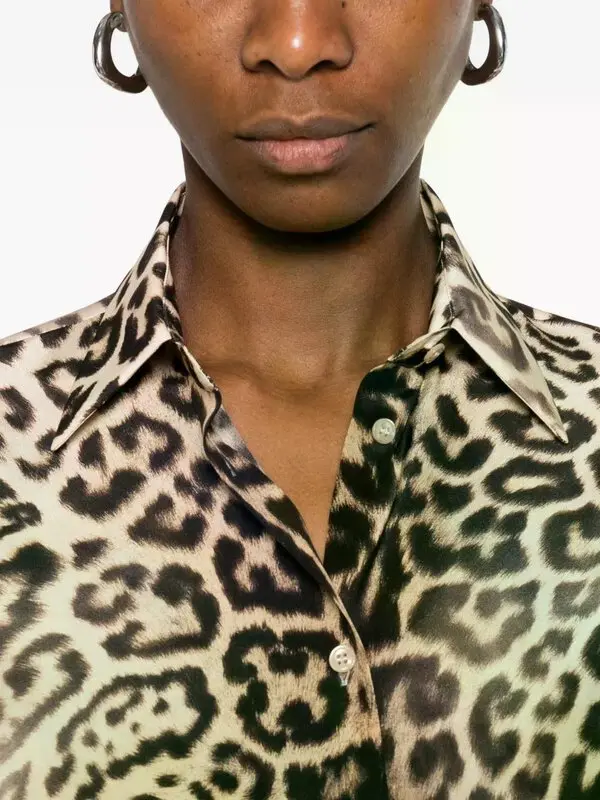 Ermanno Scervino Leopard-print Shirt
