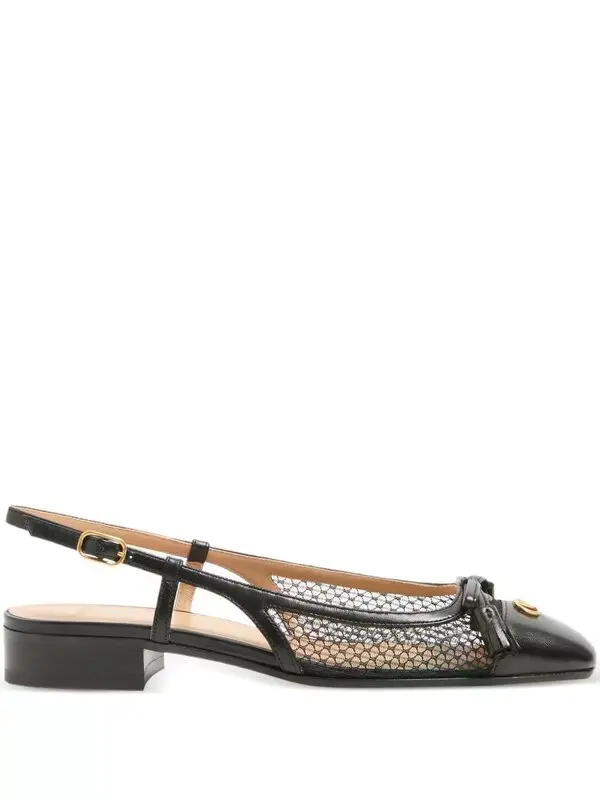 Valentino Garavani Valet Du Roi Vlogo Slingback Pumps
