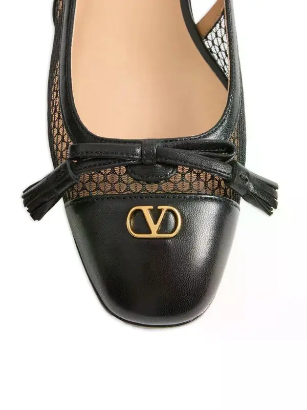 Valentino Garavani Valet Du Roi Vlogo Slingback Pumps