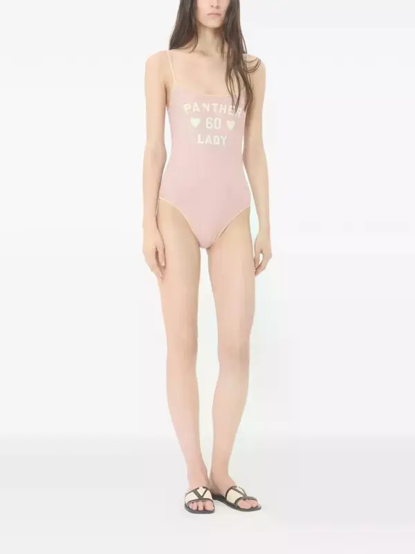 Valentino Garavani Printed One-piece Swimsuit - Pink
