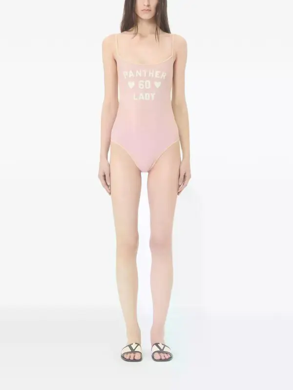 Valentino Garavani Printed One-piece Swimsuit - Pink