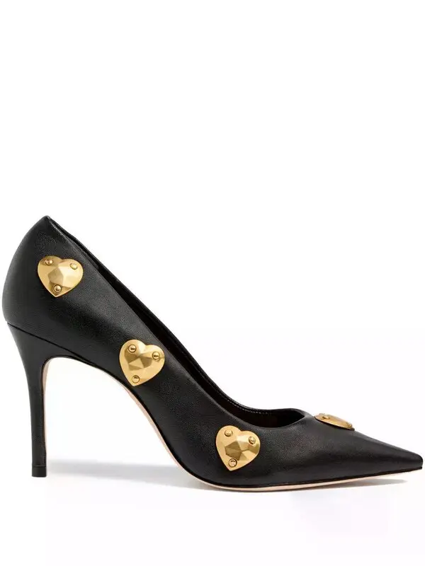 Cinq À Sept Luna Hearts Pumps - Black