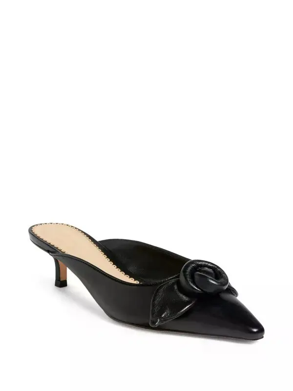 Cinq À Sept Layla Rose-detail Heel Mules