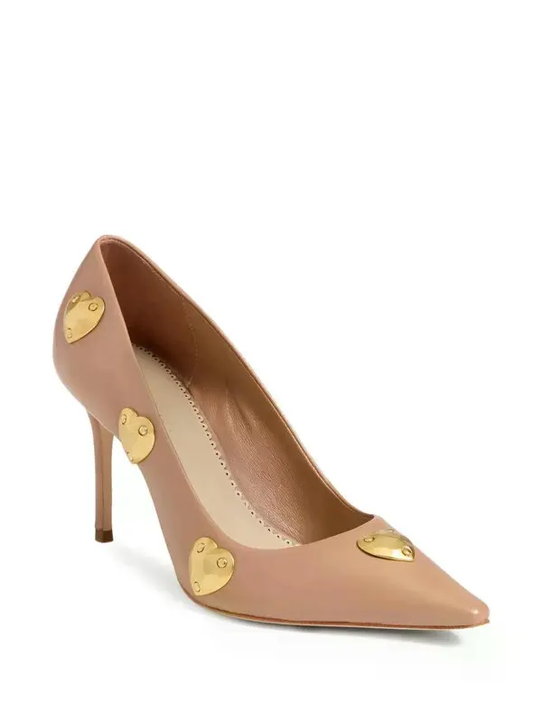 Cinq À Sept Luna Hearts Pumps - Neutrals