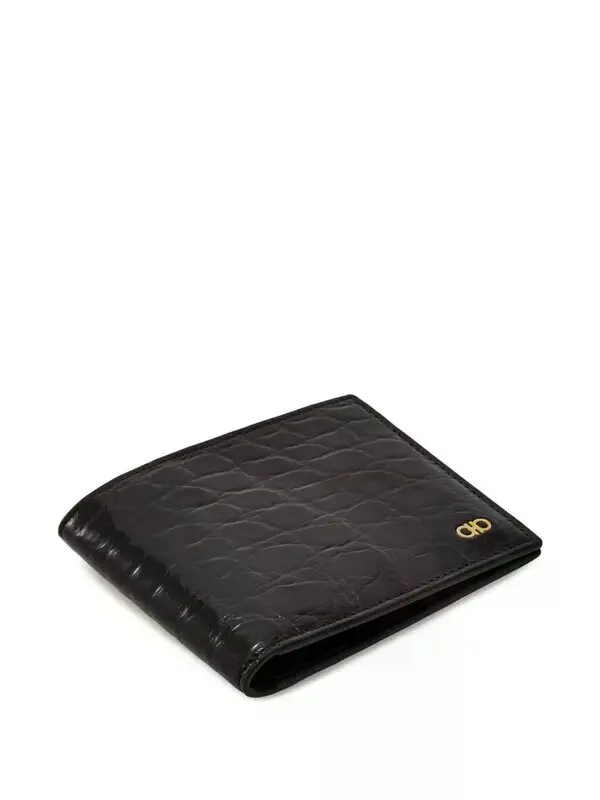 FERRAGAMO Leather Gancini Wallet
