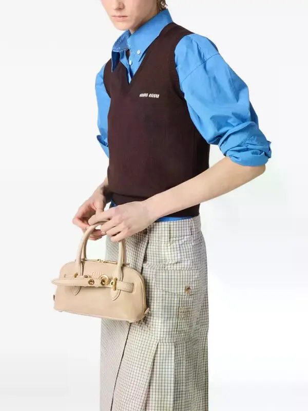Miu Miu Mini Aventure Tote Bag - Neutrals