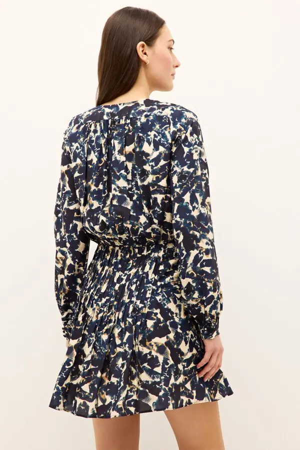 MARIE OLIVER Vera Printed Pleated Dress