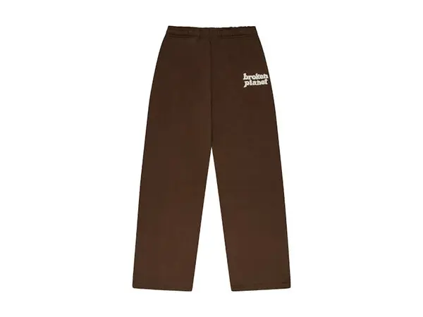 BROKEN PLANET Straightleg Sweatpants - Mocha Brown