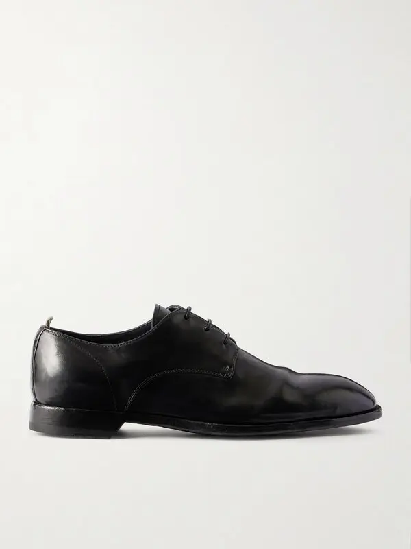 Officine Creative Sound 002 Leather Derby Shoes - Black
