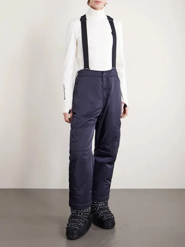 Moncler Wide-leg Padded Ski Salopettes