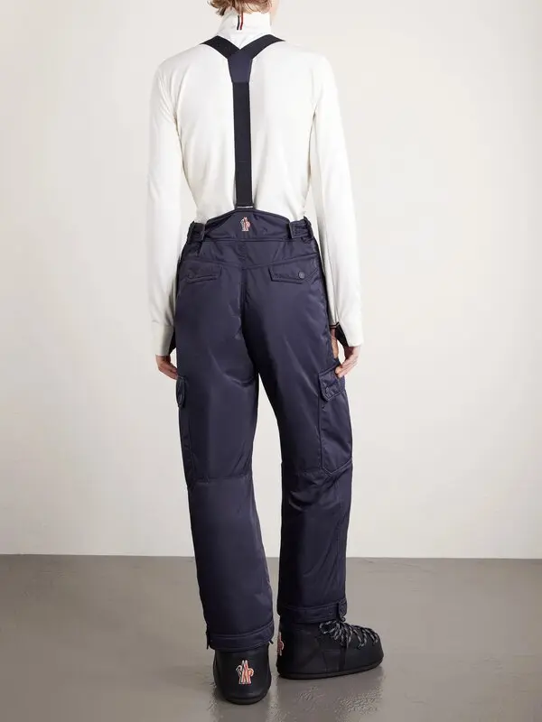 Moncler Wide-leg Padded Ski Salopettes