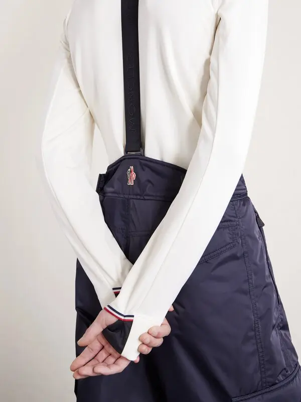 Moncler Wide-leg Padded Ski Salopettes
