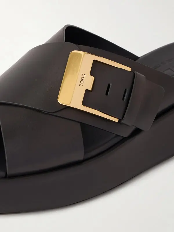 TOD'S Buckled Leather Sandals