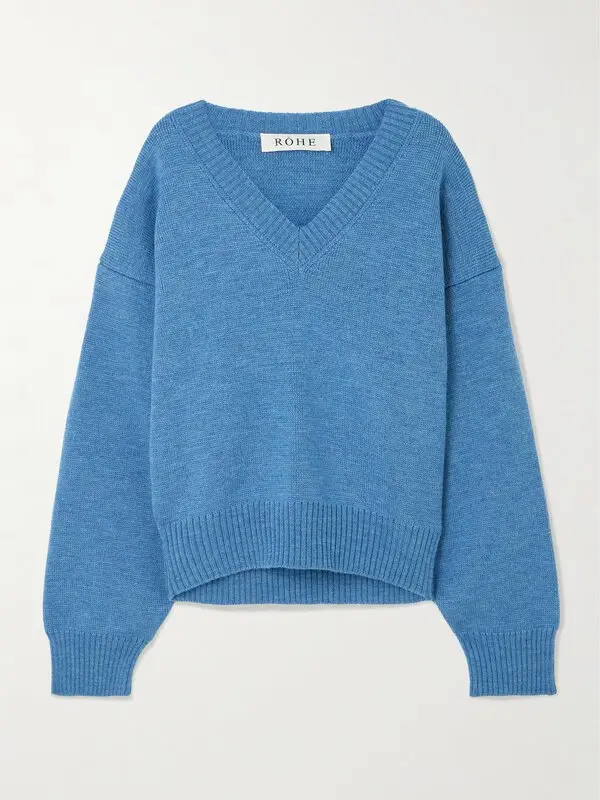 RÓHE Wool V-neck Sweater