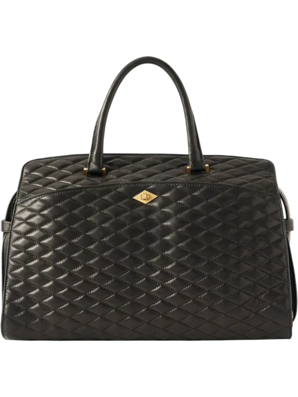 METIER Private Eye Quilted Leather Tote - Black