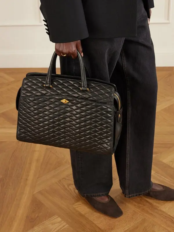 METIER Private Eye Quilted Leather Tote