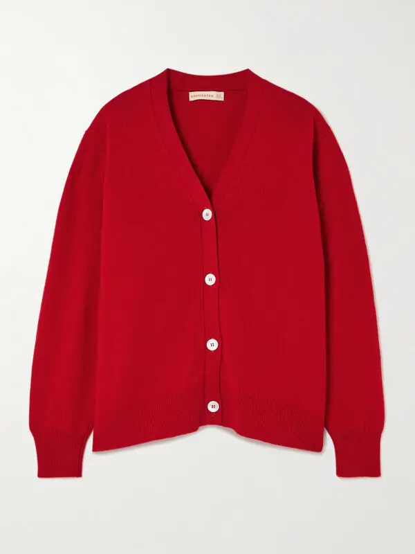 &daughter Ava Wool Cardigan - Red