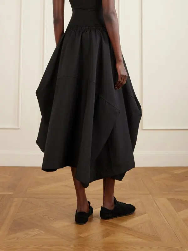 ADIDAS ORIGINALS Y-3 Ruched Recycled-shell Skirt