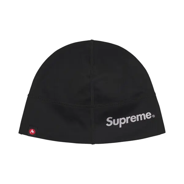 Supreme X Marmot Base Layer Beanie - Black