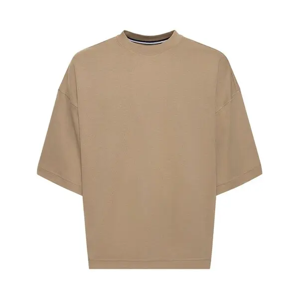 Nike Sportswear Tech Fleece Reimagined Oversized Short-sleeve Sweatshirt - Grey