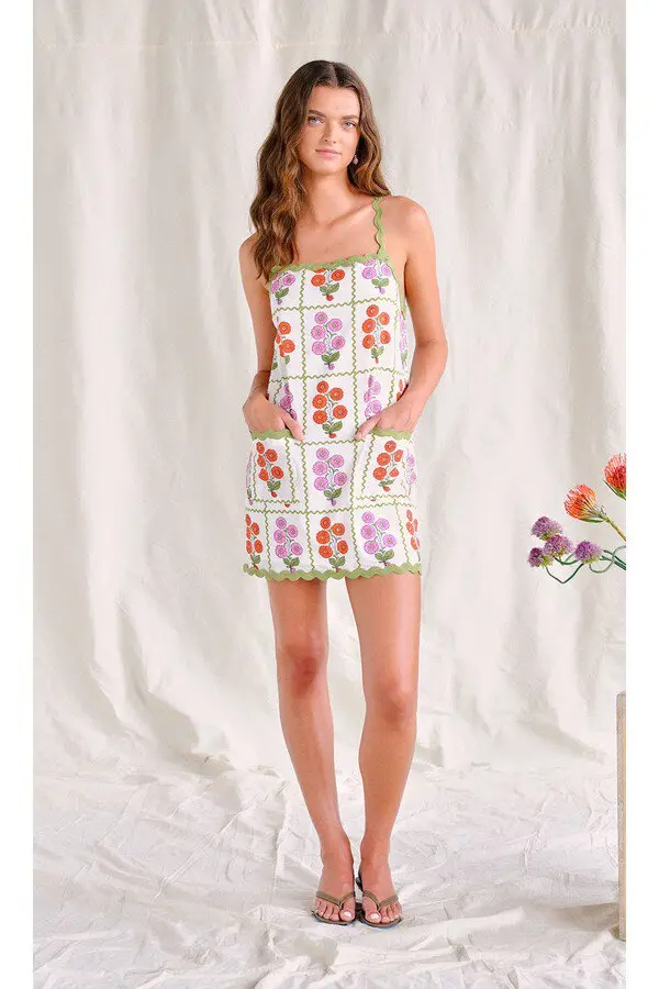 Saylor Shayla Mini Dress - Floral