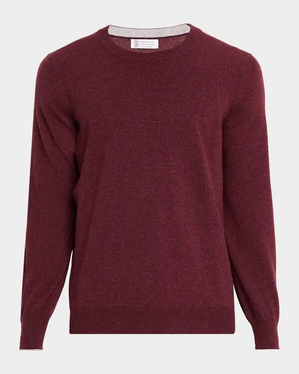 Brunello Cucinelli Cashmere Crewneck Sweater - Dark Purple