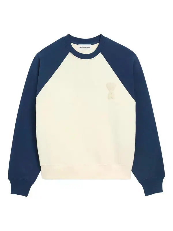 Ami De Coeur Knitted Patch Sweatshirt