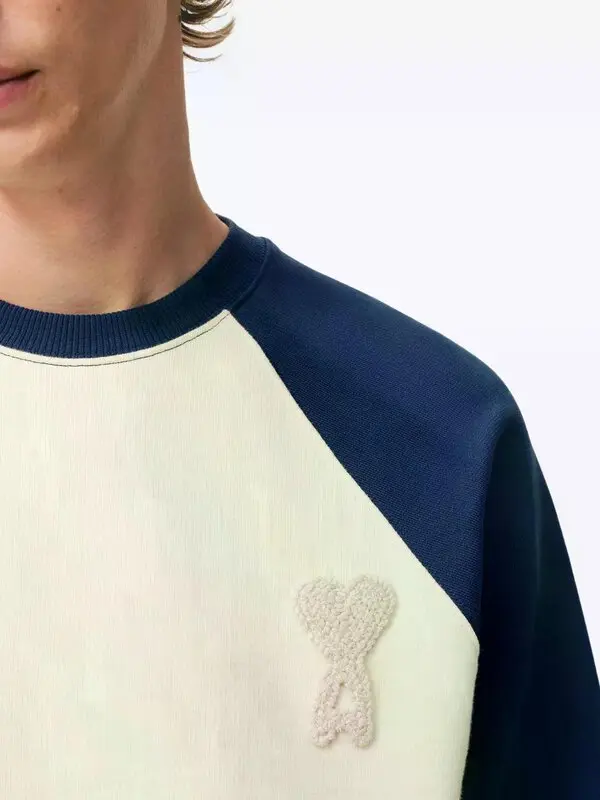 AMI Paris De Coeur Patch Sweatshirt