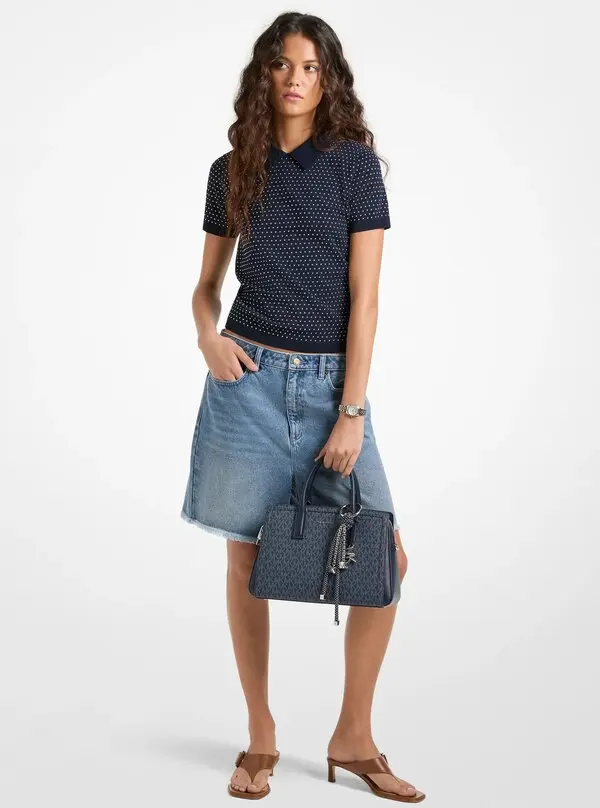 Michael Kors Knit Polo Shirt