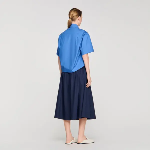Sandro Embroidered And Beaded Shirt