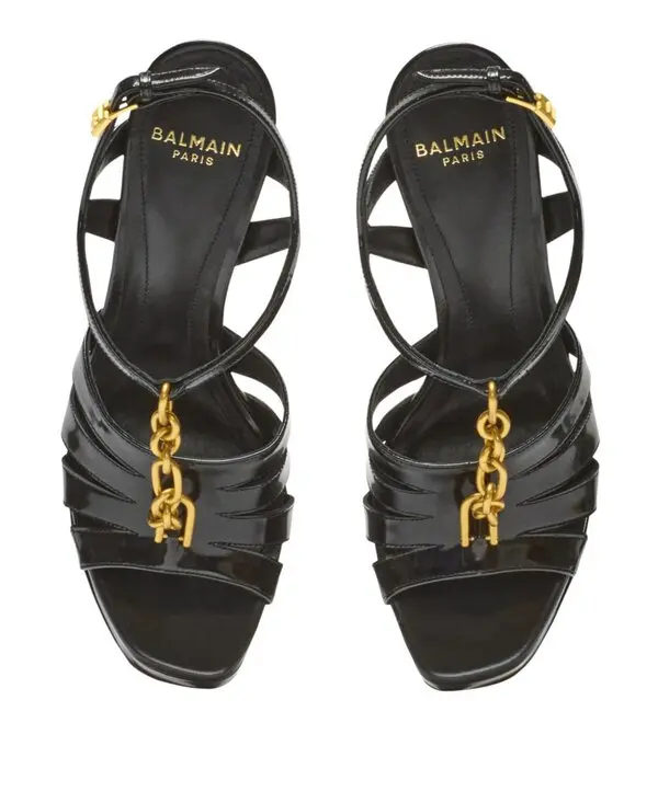 Balmain Platform Sandals - Black