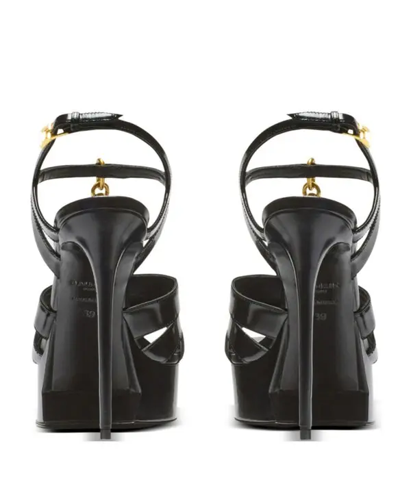 Balmain Platform Sandals - Black