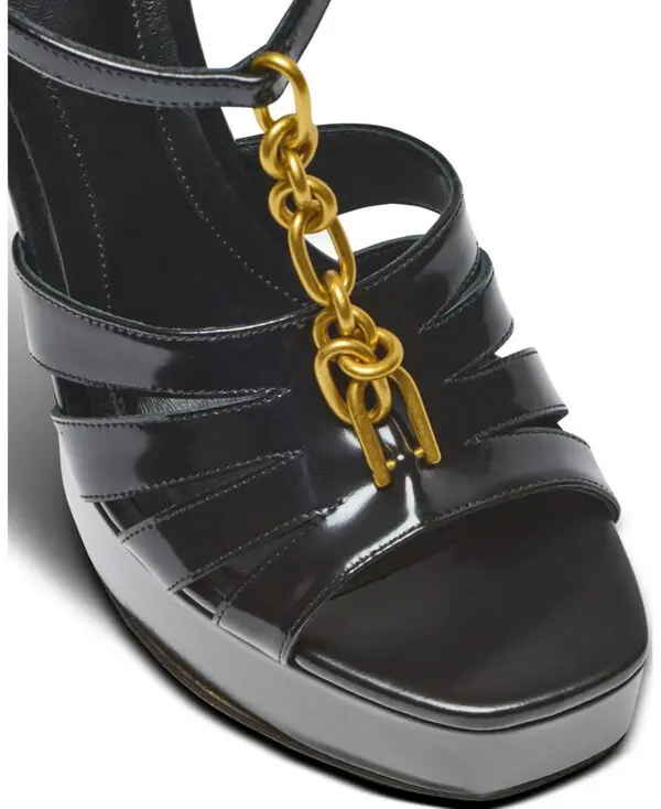 Balmain Platform Sandals - Black