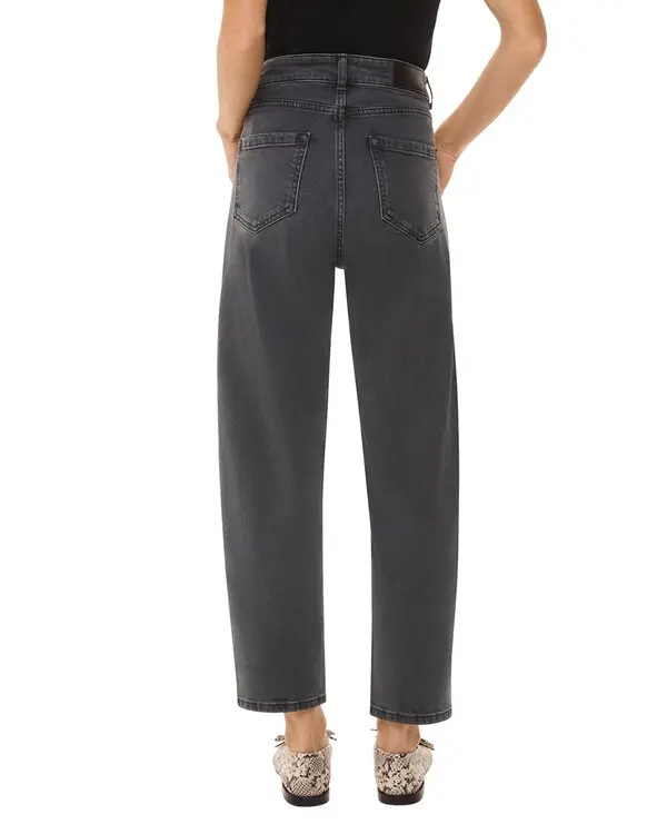 Whistles High Rise Stretch Barrel Leg Jean