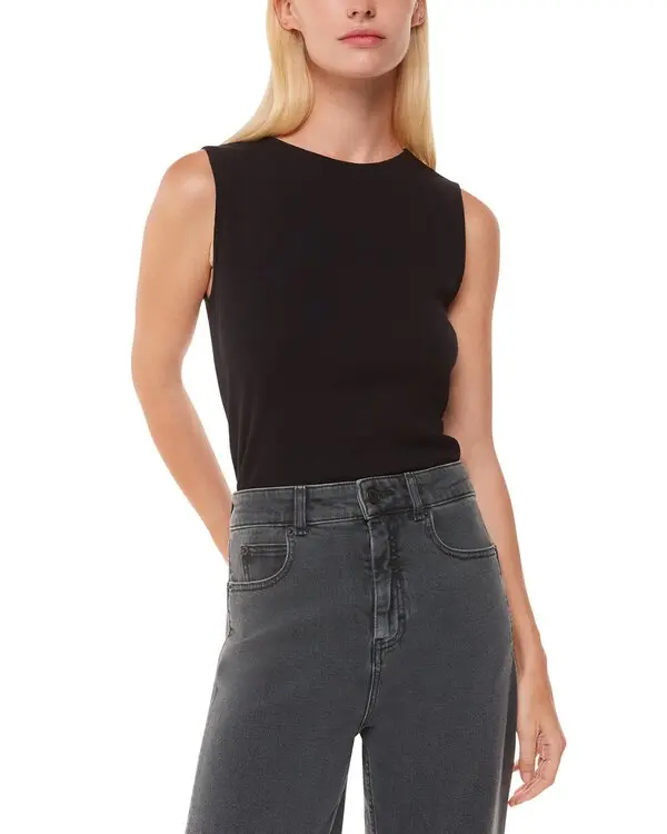 Whistles High Rise Stretch Barrel Leg Jean