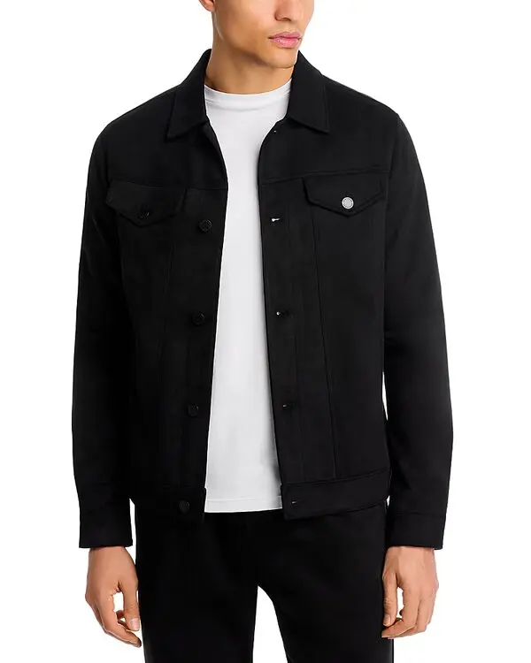 Monfrère Dean Faux Suede Slim Fit Jacket