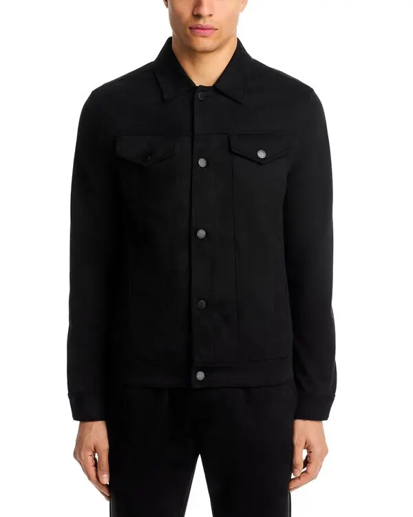 Monfrère Dean Faux Suede Slim Fit Jacket