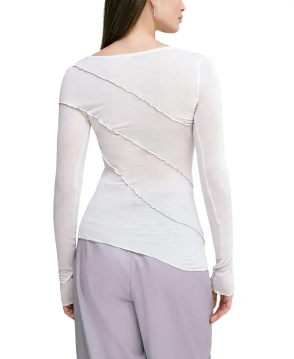MARCELLA Melody Sheer Top - Mist