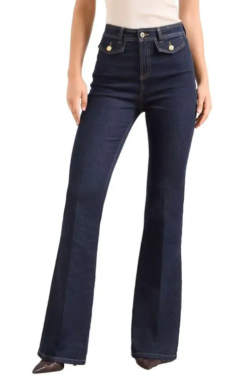 LIPSY Glam Flare Jeans - Blue