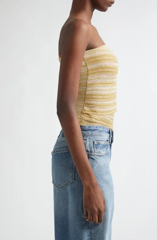 Missoni Ruched Metallic Tube Top