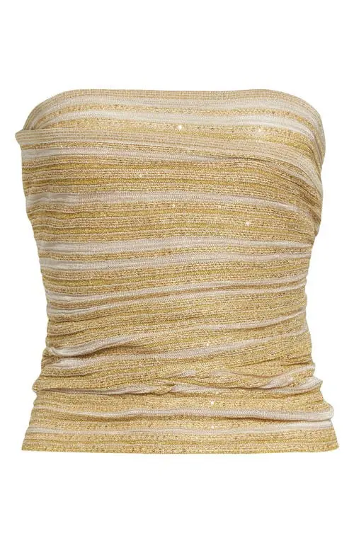 Missoni Ruched Metallic Tube Top