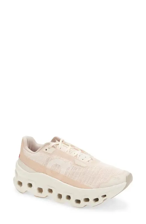 On Cloudmonster Void Sneakers - Dew/ Ivory